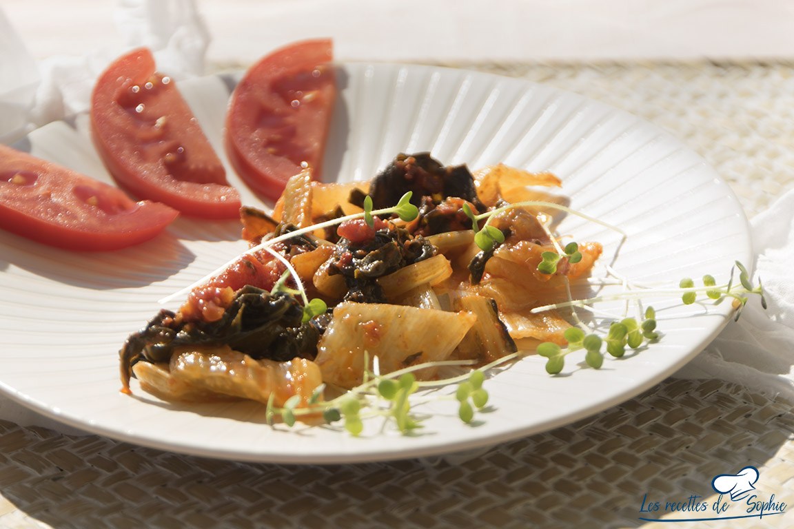 Gratin de Blettes aux tomates